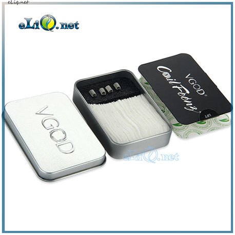 VGOD CoilFeenz Build Kit With 4 Fused Clapton Coils. Комплект спиралей